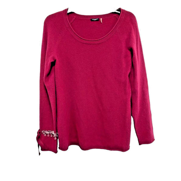 Magaschoni | Sweaters | Magaschoni Women Cashmere Magenta Sweater Lond ...